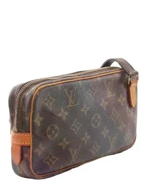 LOUIS VUITTON 1988 Marly Bag - Brown