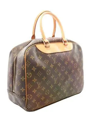 LOUIS VUITTON Monogram Deauville Tote Bag - Brown