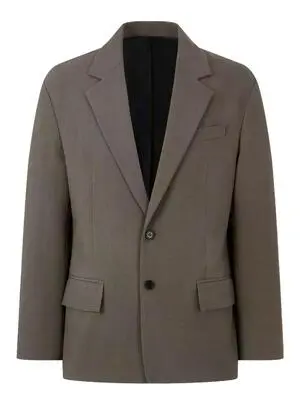 STUDIO TOMBOY Notched-lapel Single-breasted Blazer - Brown