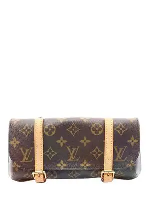 LOUIS VUITTON 2005 Monogram Pochette Murrell Belt Bag - Brown