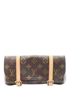 LOUIS VUITTON 2005 Monogram Pochette Murrell Belt Bag - Brown