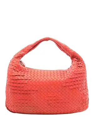 BOTTEGA VENETA Bottega Veneta 2000-2015 Medium Nappa Intrecciato Ruffle Veneta Hobo Bag