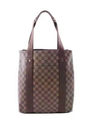 LOUIS VUITTON 2008 Beaubourg Damier Ebene Shoulder Bag - Brown