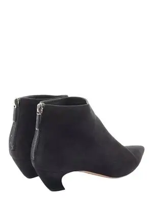 Dior 2000s Pointed-toe Ankle Boots - Black