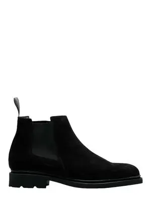 PARABOOT Paraboot Black Suede Chelsea Boots