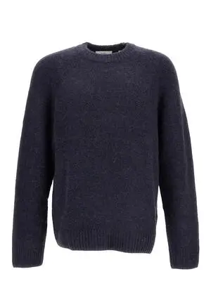 LES DEUX Soft Round Neck Sweater - Blu