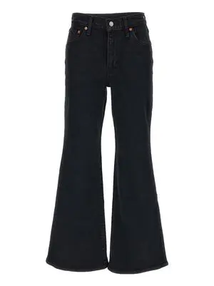 LEVI STRAUSS &AMP; CO. Levi Strauss & Co. Ribcage Flare Jeans - Nero