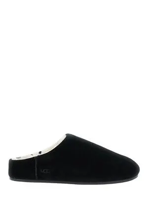 UGG Ugg Elea Suede Shearling Mule Nero
