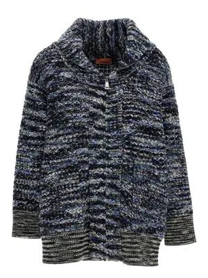 Missoni MISSONI Oversize Full-Zip Cardigan Multicolore