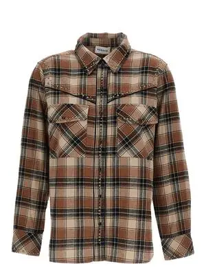PAROSH Western Shirt With Studs - Multicolor