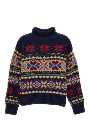 Polo Ralph Lauren Fair Isle Turtleneck Sweater - Multicolor