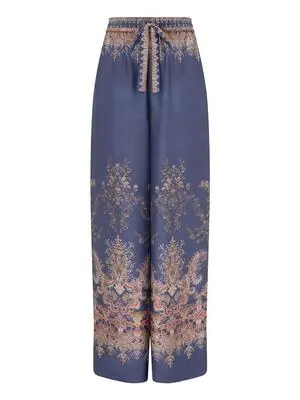 Zimmermann Valiant Track Trousers With Paisley Print - Multicolore