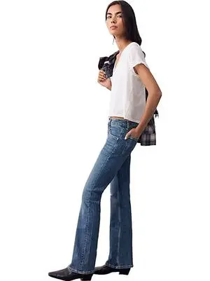 Free People We The Free Monte Low-rise Slim Bootcut Jeans - Twilight