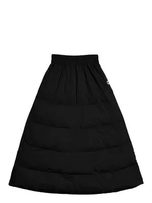 NEW ORCHARD Quilted Vegan Skirt - Black