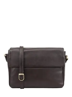 LLOYD BAKER Lavasa Leather Crossbody Bag - Brown