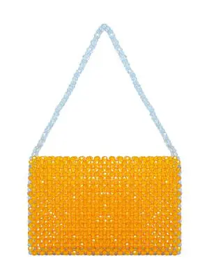 TILLIE BEADS Beaded Shoulder Bag Orange