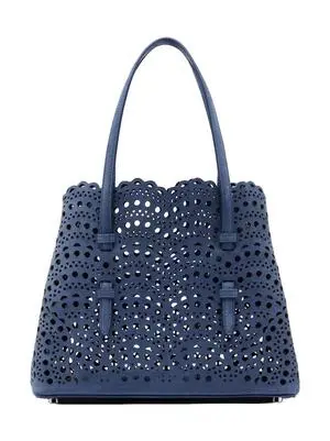 Alaïa Mina 20 Top-handle Bag - Blue