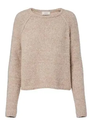 Agnona Cashmere, Silk, And Wool Sweater - Beige