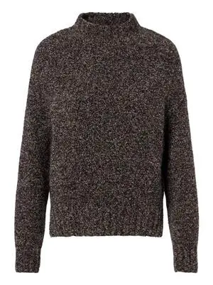 Agnona Cashmere, Silk, And Wool Sweater - Brown