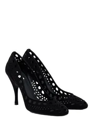 Alaïa Suede Pumps - Black