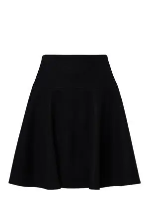 Alaïa Wool Mini Skirt - Black