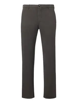 Agnona Cotton-blend Chinos Green