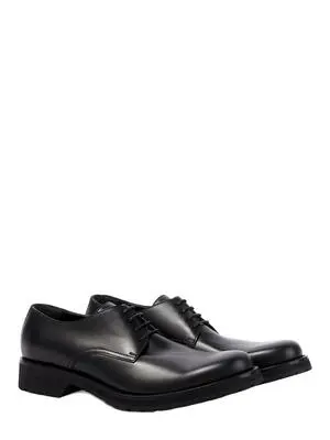 GUCCI Gucci Black Leather Derby Shoes
