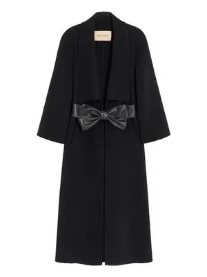 Valentino Garavani Wool Coat - Black