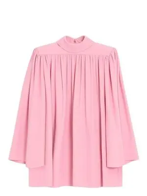 Valentino Garavani Cady Couture Pleated Top - Pink