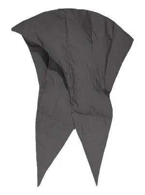 NEW ORCHARD Quilted Hooded Scarf - Grey
