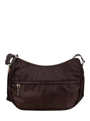 Borbonese Luna Middle Shoulder Bag - Brown