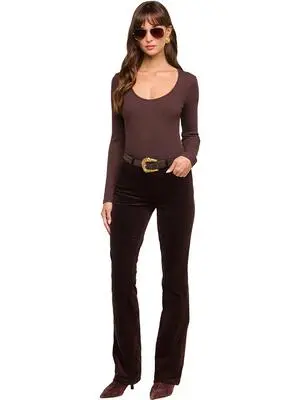 L'Agence L'AGENCE Stevie Velvet Jean Dark Java