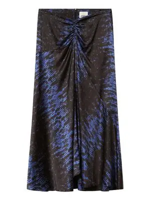 Isabel Marant Étoile Laren Silk Skirt - Midnight