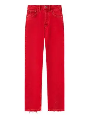 Isabel Marant Étoile Daya Regular Jeans - Red