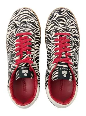 Isabel Marant Étoile Bryce Print Cowhide Sneakers - Zebra