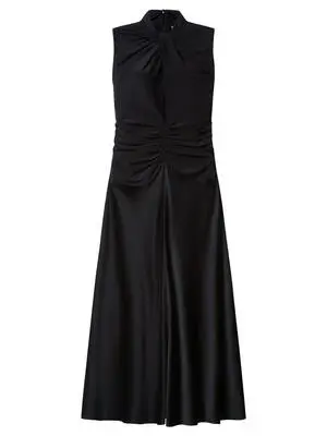 Isabel Marant Étoile Delfi Silk Midi Dress - Black