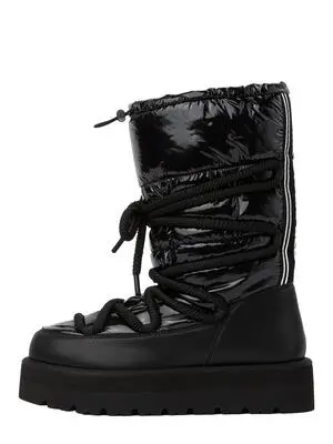 Karl Lagerfeld Skylar High-leg Padded Boots - Black