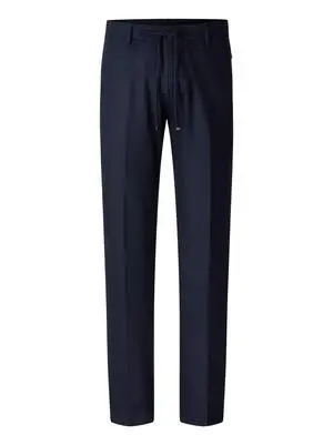 Bogner Riley Business Wool Mix Pants - Navy