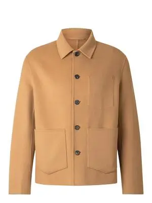 Bogner Bogner Mirco Double-Faced Wool Shirt Jacket Camel