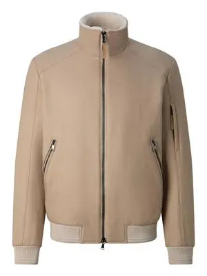 Bogner Teryl Virgin Wool Blouson - Camel