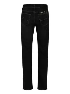 Jacob Cohen Faded Effect Five-pocket Jeans - Black