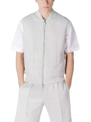 ANTONY MORATO Quilted Zip-fastening Gilet - Grey