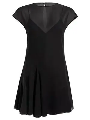 Khaite Scarla Chiffon Dress - Black