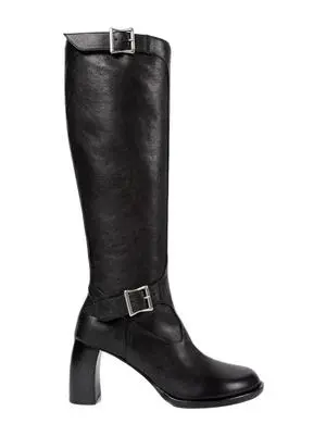 ANN DEMEULEMEESTER Leather Boots - Black