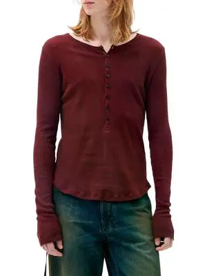 ANN DEMEULEMEESTER Hamar T-shirt - Brown