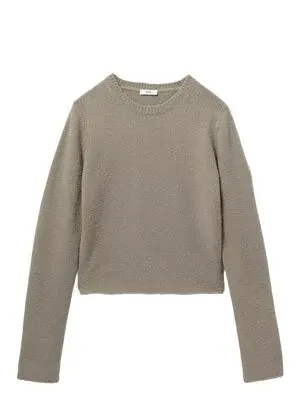 RIER Bouclé Wool Sweater - Grey