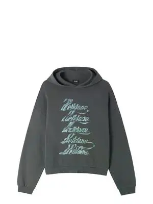 We11Done Logo-detail Hoodie - Grey