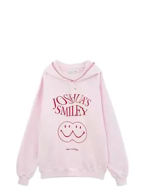 Joshua Sanders Graphic Print Hoodie - Pink