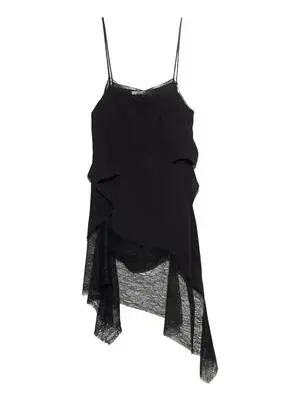 Bimba Y Lola BIMBA Y LOLA Layered Top With Lace Detail Black