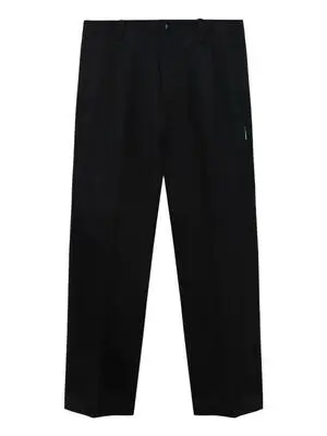 SEQUEL Straight-leg Trousers With Pressed Crease - Blue